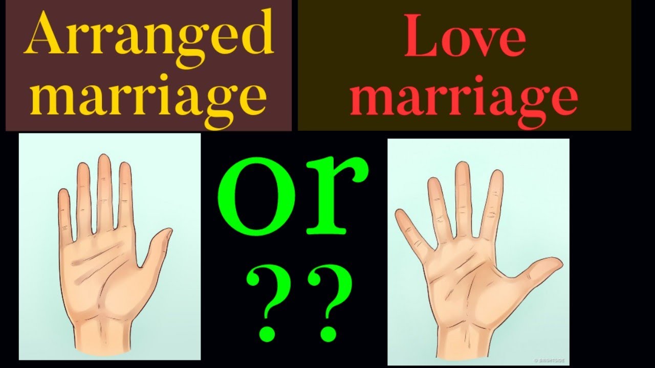 Love marriage or Arranged marriage see from your hand || palmistry of ...