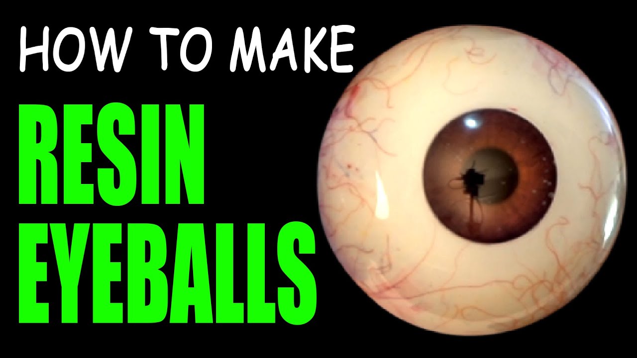 Resin eyeball tutorial - YouTube