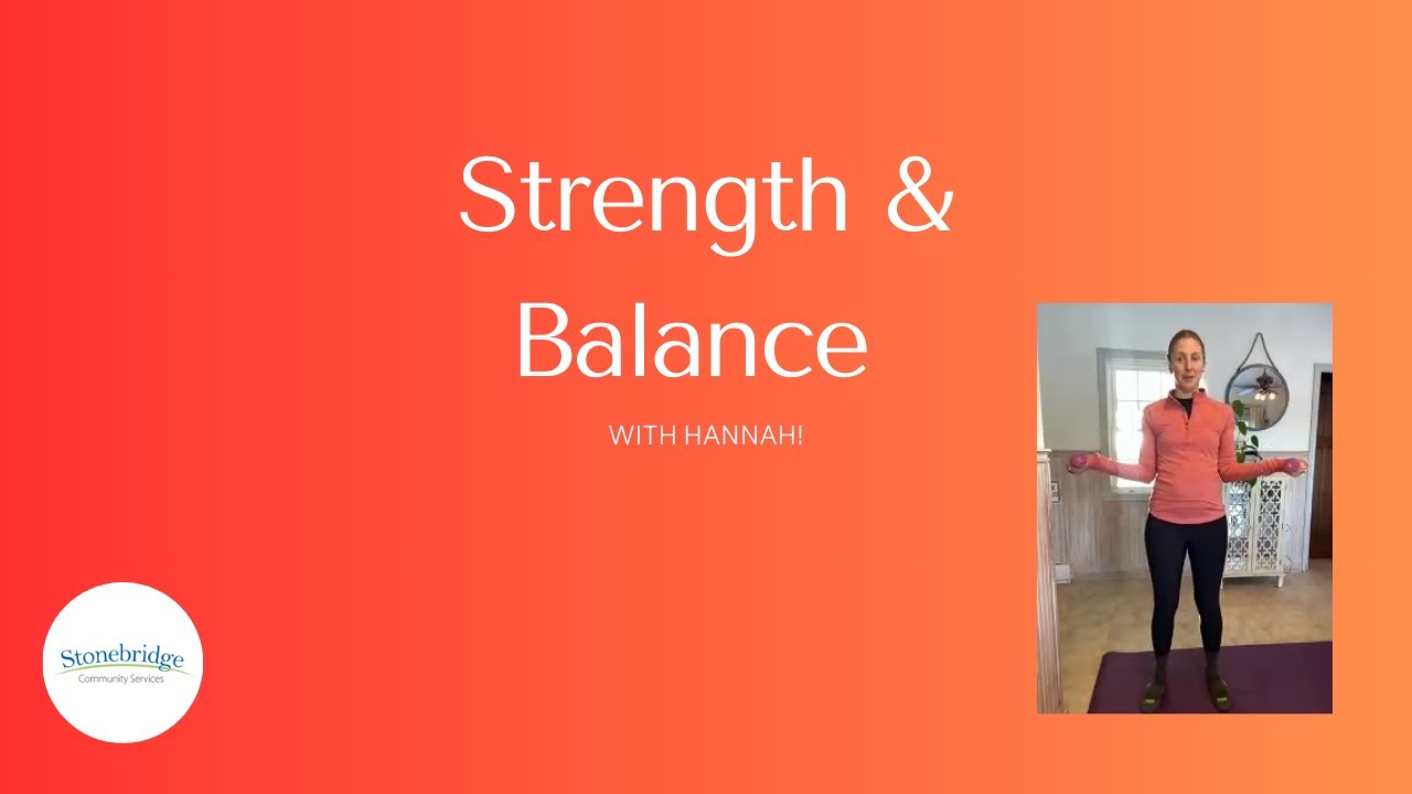 Strength and Balance with Hannah! Episode 29 - YouTube