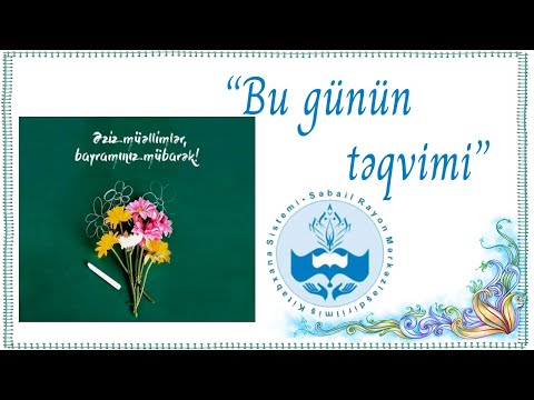 5 oktyabr- Beynəlxalq Müəllimlər Günüdür