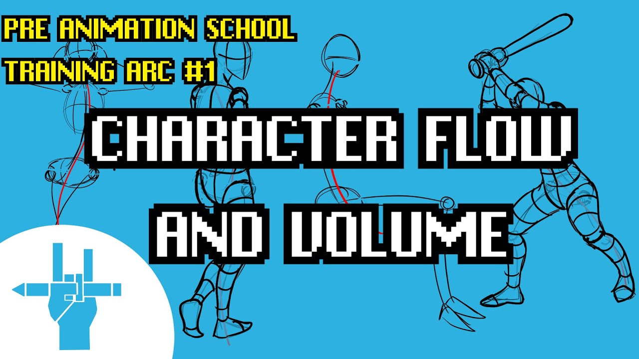 PRE ANIMATION SCHOOL TRAINING ARC #1 - Character Flow and volume - YouTube