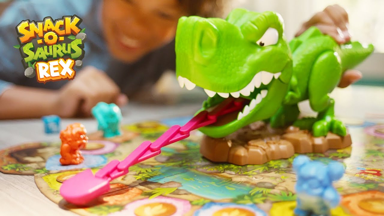 NEW Snack-O-Saurus Rex | Kids Games | Spin Master Games - YouTube
