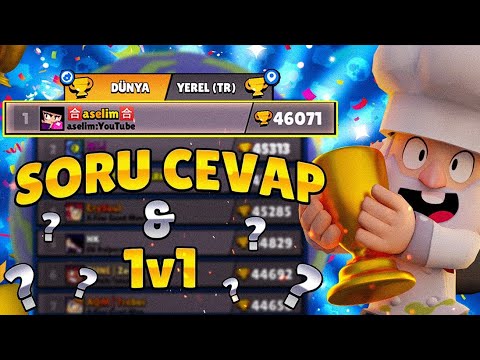 DÜNYA 1. ASELİM İLE SORU - CEVAP !? (Günde Kaç Saat Oynuyor?) Brawl Stars