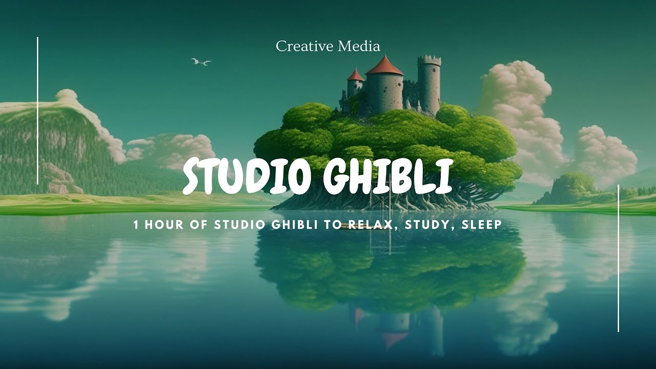 1 hour of Studio Ghibli | Relaxing Piano Music (relax, study, sleep ...