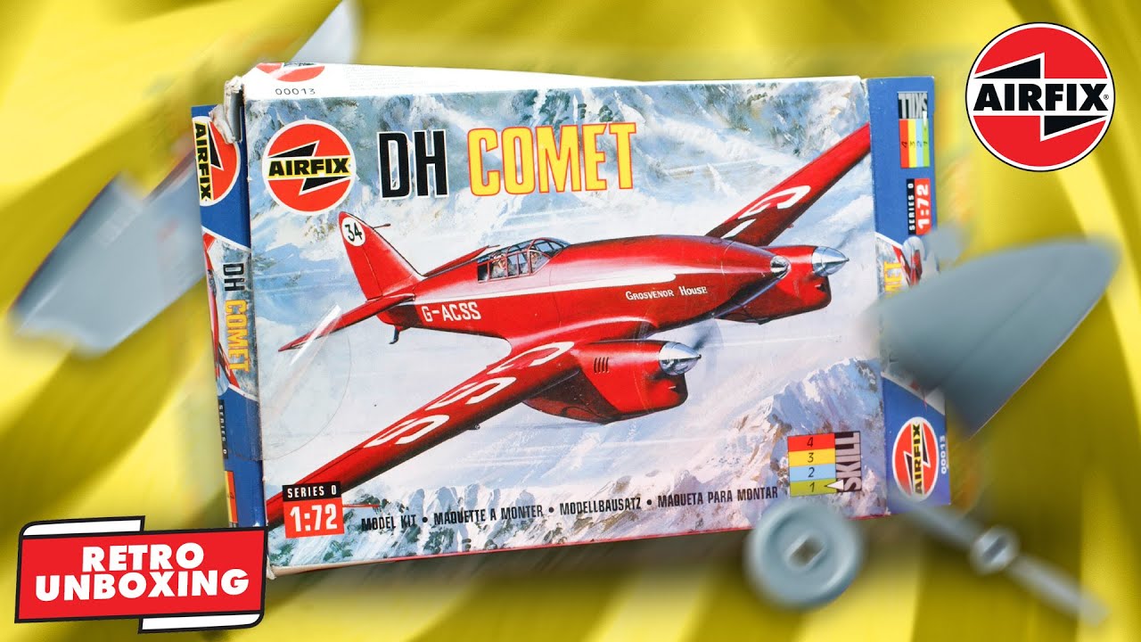 Retro Unboxing Airfix | DH Comet (1998) - YouTube
