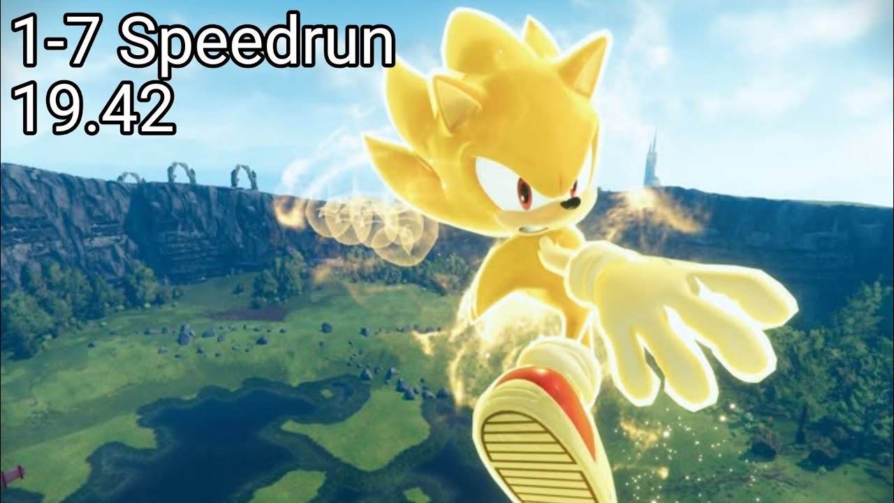 Sonic Frontiers 1-7 Speedrun || 19.42 - YouTube