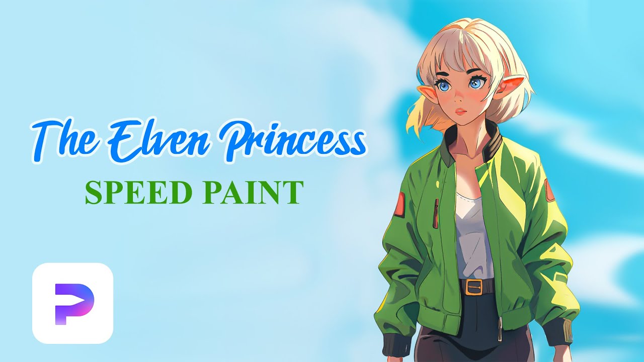 Elven Princess || speed Paint || HiPaint - YouTube