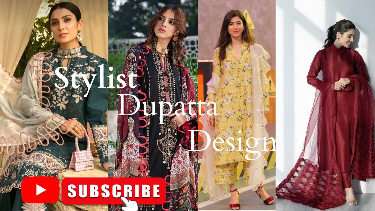 Stylish Dupatta Design, Trending Dupatta Design . Latest Dupatta Design ...