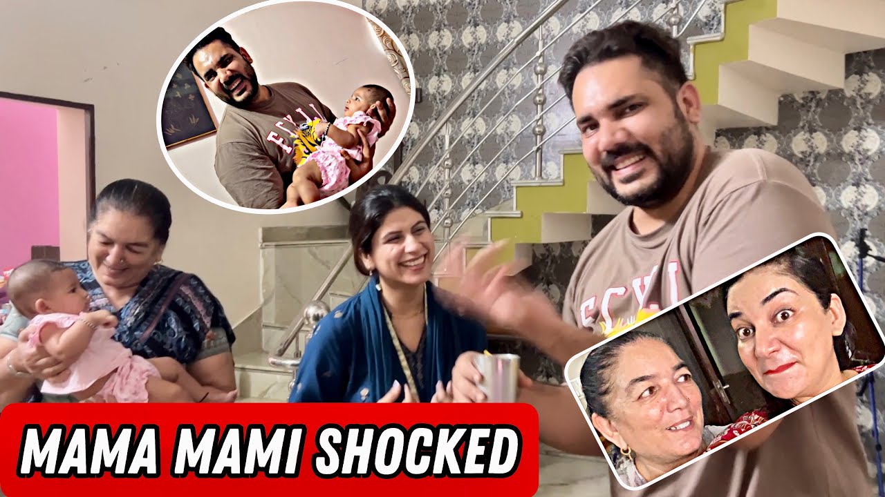 MAAMA MAAMI MANHEER Ko Dekh kar SHOCKED 😳 - YouTube