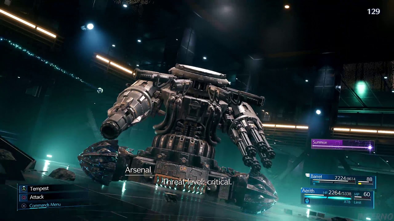 Final Fantasy 7 Remake - Boss #19 The Arsenal (Hard) - YouTube