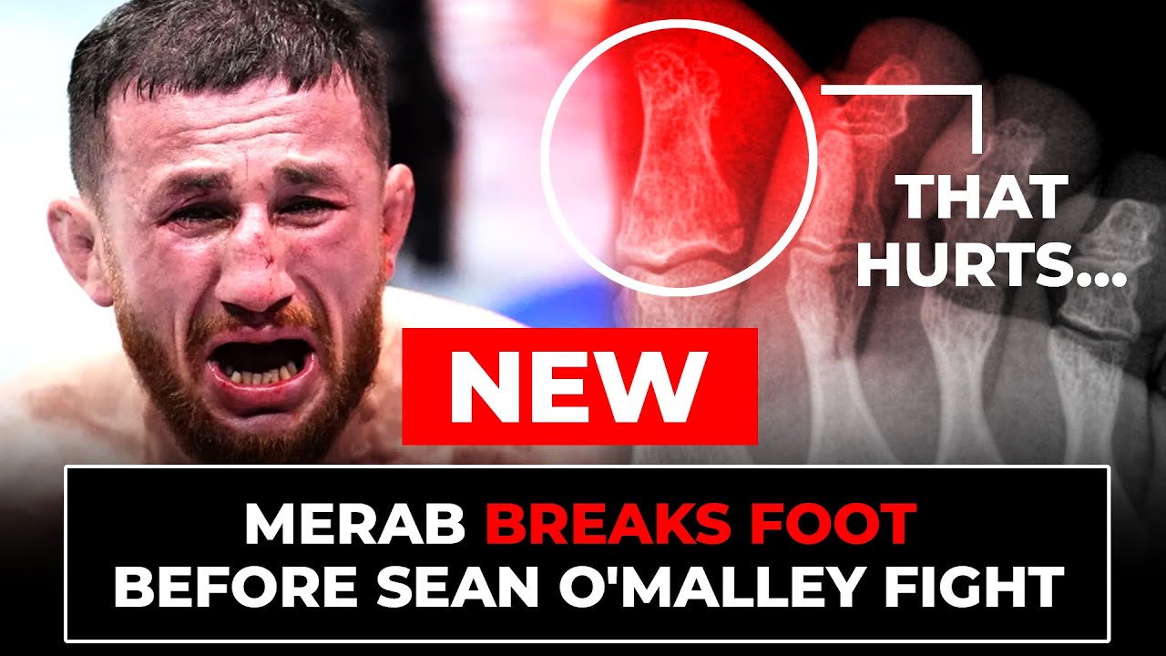 Merab Dvalishvili BREAKS Foot Before Sean O'Malley Fight | Is The UFC ...
