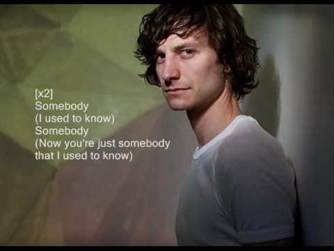 Gotye - somebody that I used to know with lyrics on screen - YouTube