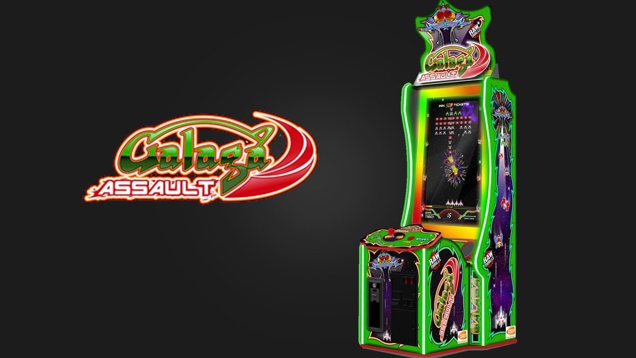 GALAGA ASSAULT - Arcade Machine @ Playland Arcade Santa Monica Pier ...