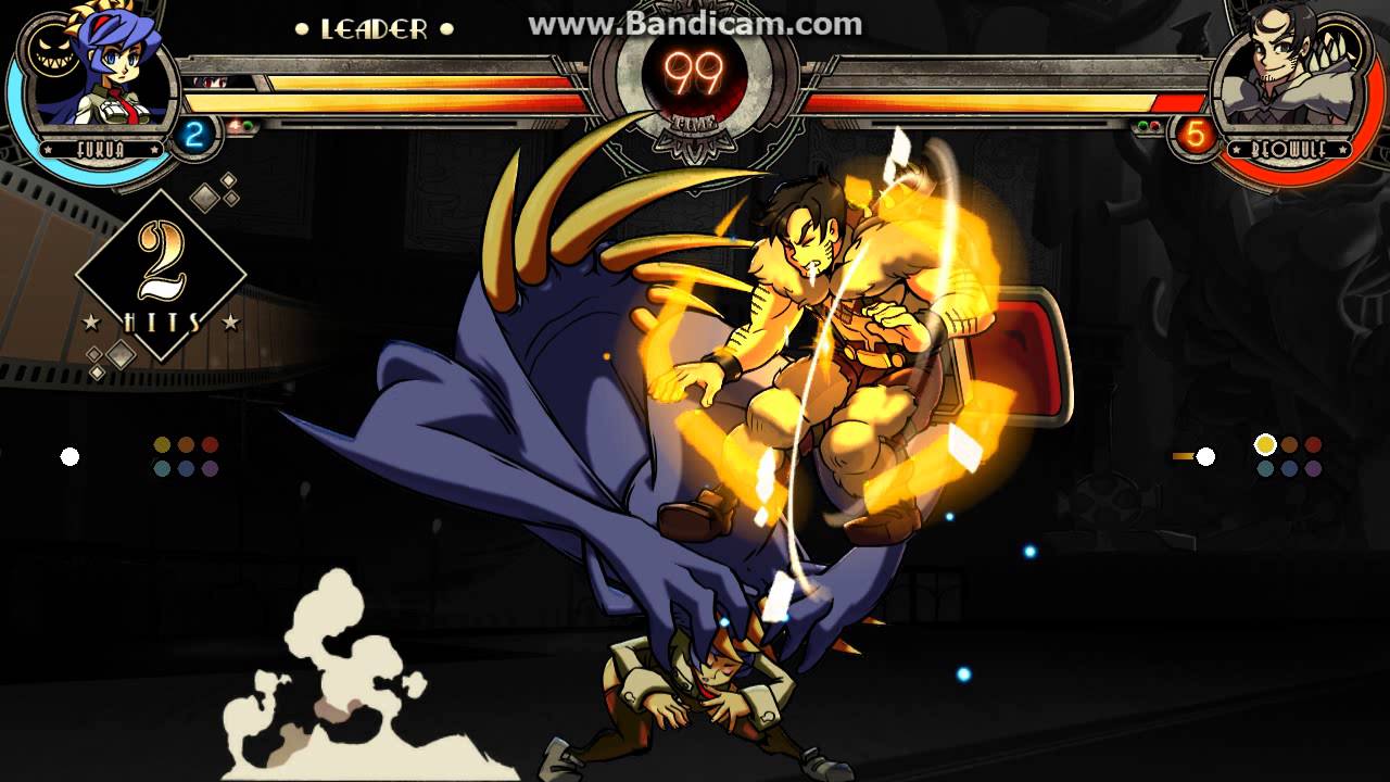 Skullgirls: Fukua and Filia 5 meter tag attack: OVERCOMING SHYNESS ...