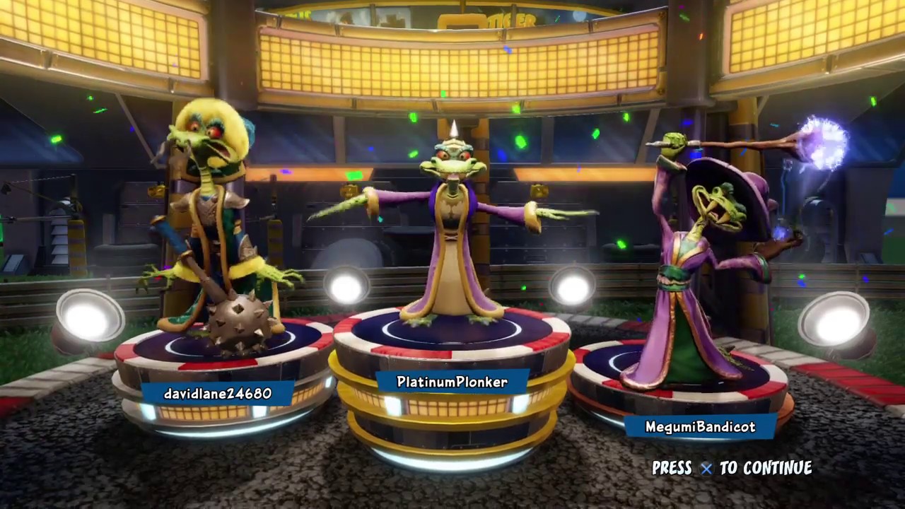 Komodo Joe, Komodo Khan and Wizard Komodo Joe Winning Podium. (Crash ...