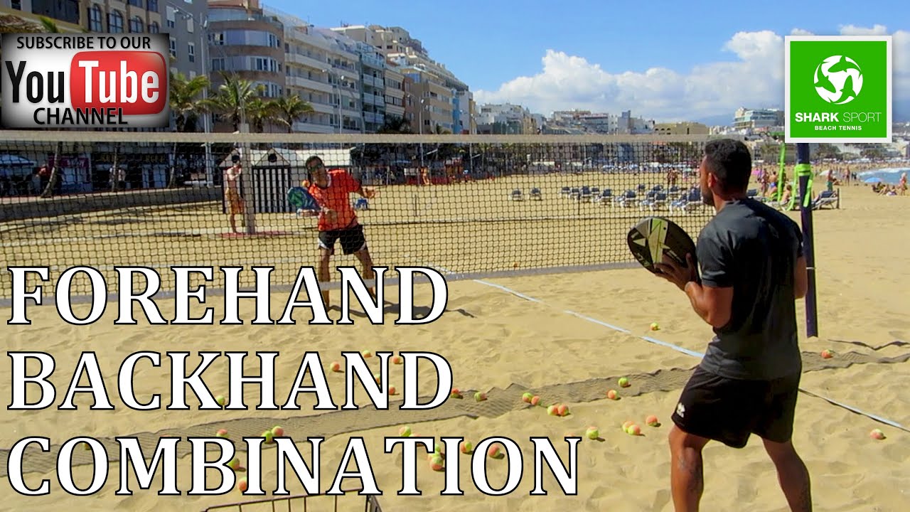 Forehand - Backhand exercise/drill for Beach Tennis training. Tenis ...