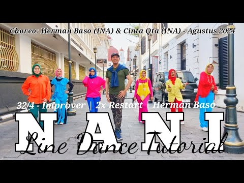 Nani Line Dance tutorial (Teach & Counts) - YouTube