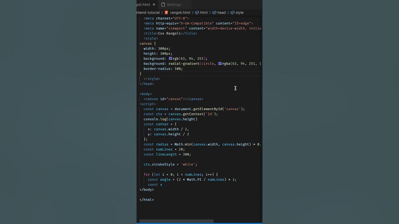 Let's make 🏵️ using Canvas | Html Css | Canvas | Frontend Developer - YouTube