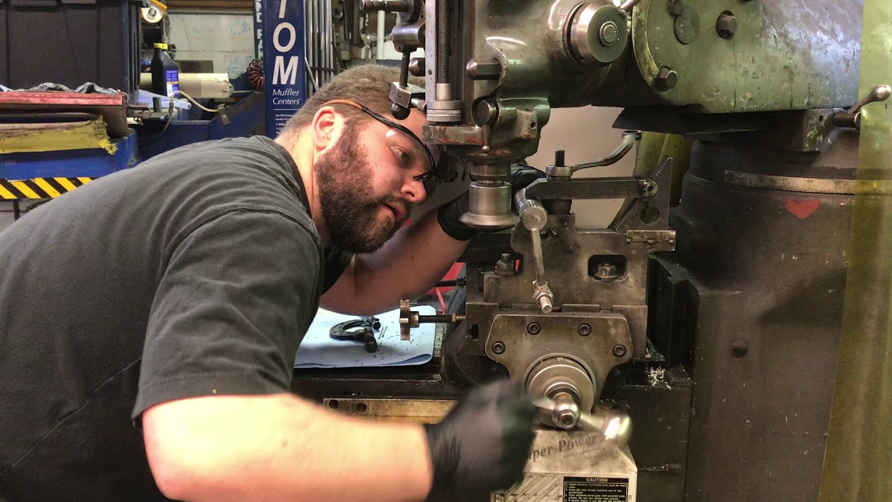 Axle splining, with having to line up on old splines - YouTube