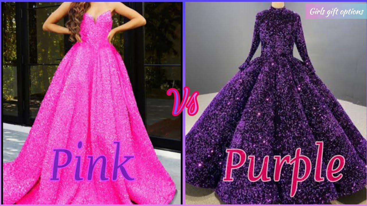 PINK vs PURPLE choose your favorite colour || pink 💖 VS purple 💜 ...