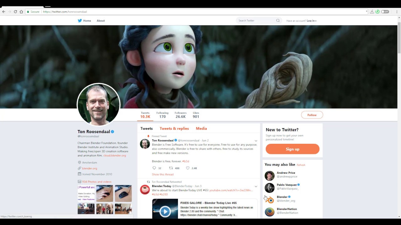 WHY IS BLENDER ON TWITTER? - YouTube
