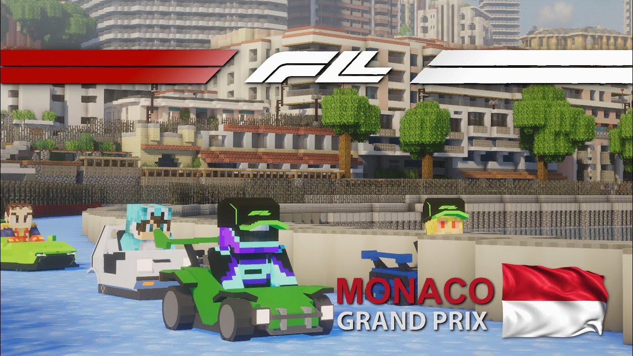 (CHAOS) Monaco GP in Minecraft || Formula Labs! 🔥 - YouTube