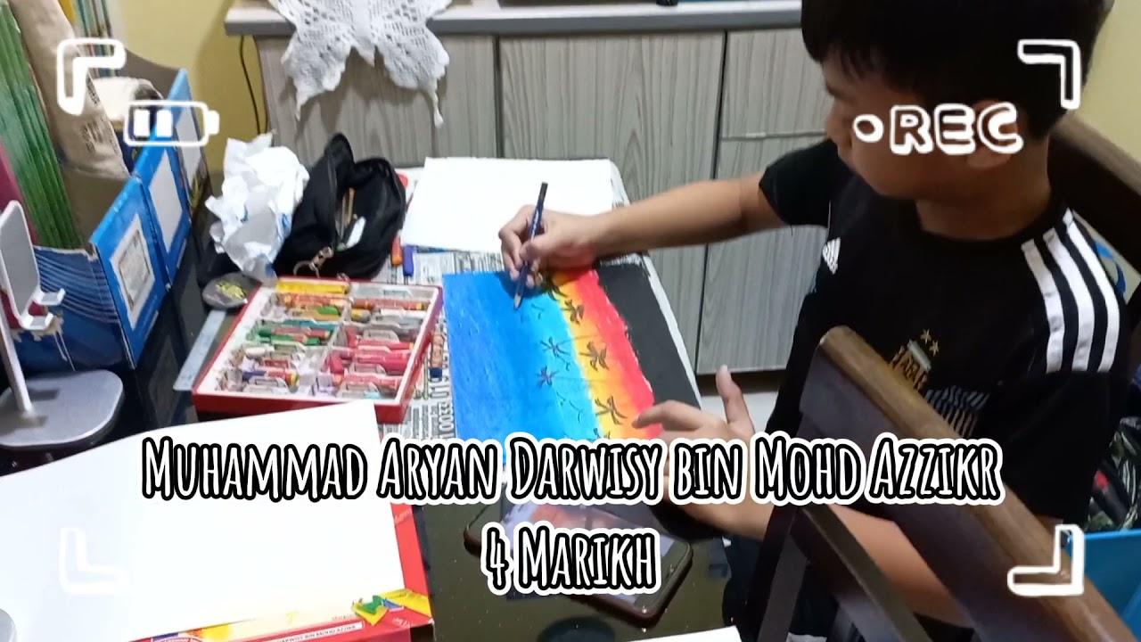 PSV Tahun 4 | Menggambar Pemandangan Menggunakan Oil Pastels | # ...