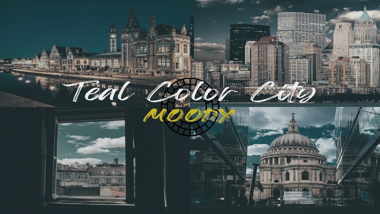 Teal City Moody Vsco Tutorial - YouTube