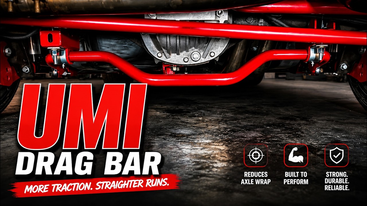UMI Drag Bar on 4th Gen Fbody - 2002 Camaro SS - YouTube