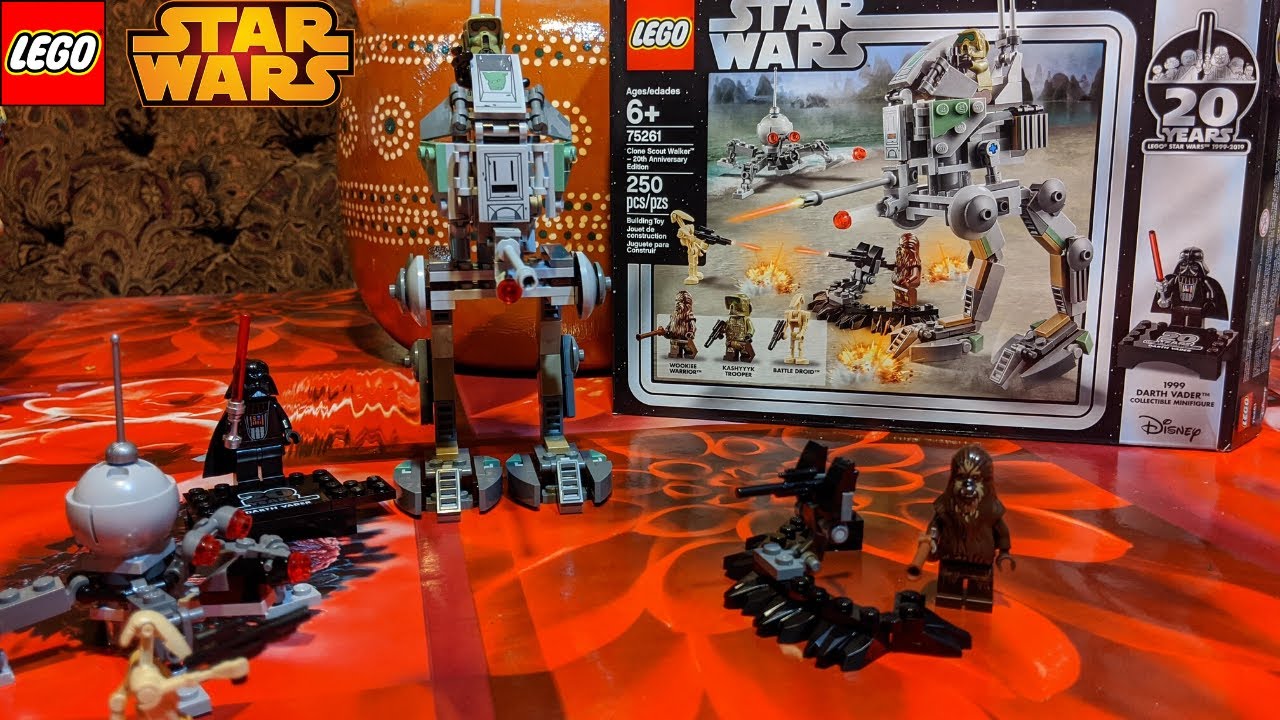 LEGO Clone Scout Walker - 20th Anniversary Edition - YouTube