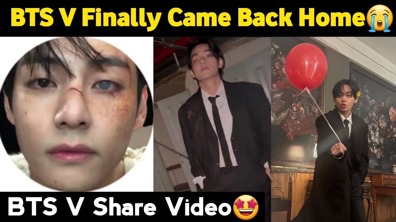 BTS V Finally Came back Home 😭| BTS V Share Unseen Video on Instagram 😱 ...