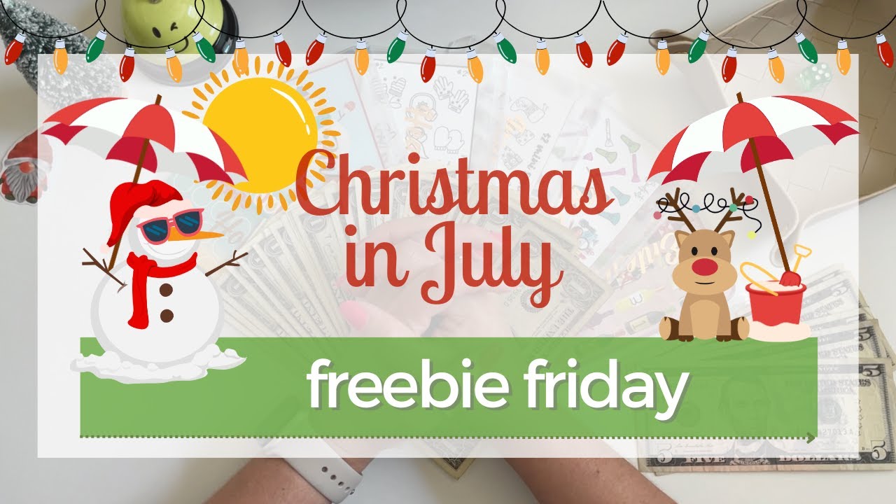 🎄🥑🎄 FREEBIE FRIDAYS CHRISTMAS IN JULY with $50!! | Week 1 - YouTube