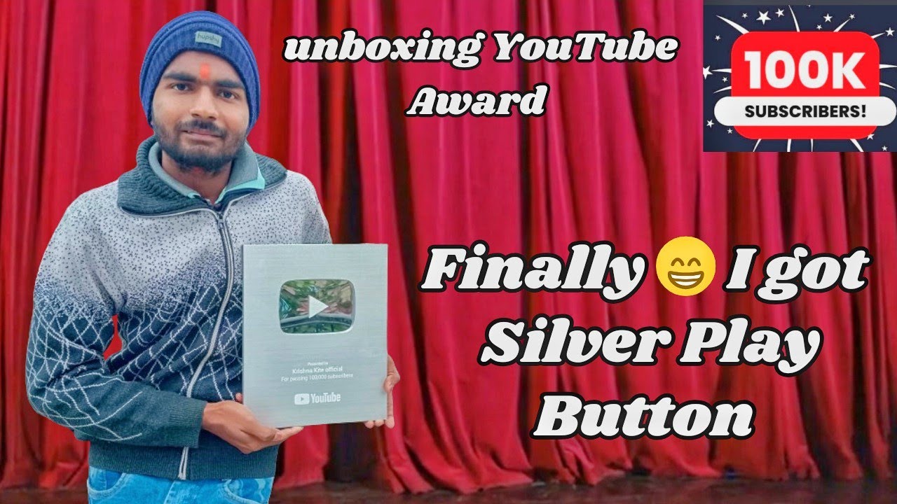 Finally 🥺 I got Silver Play button | Silver Play button unboxing ...