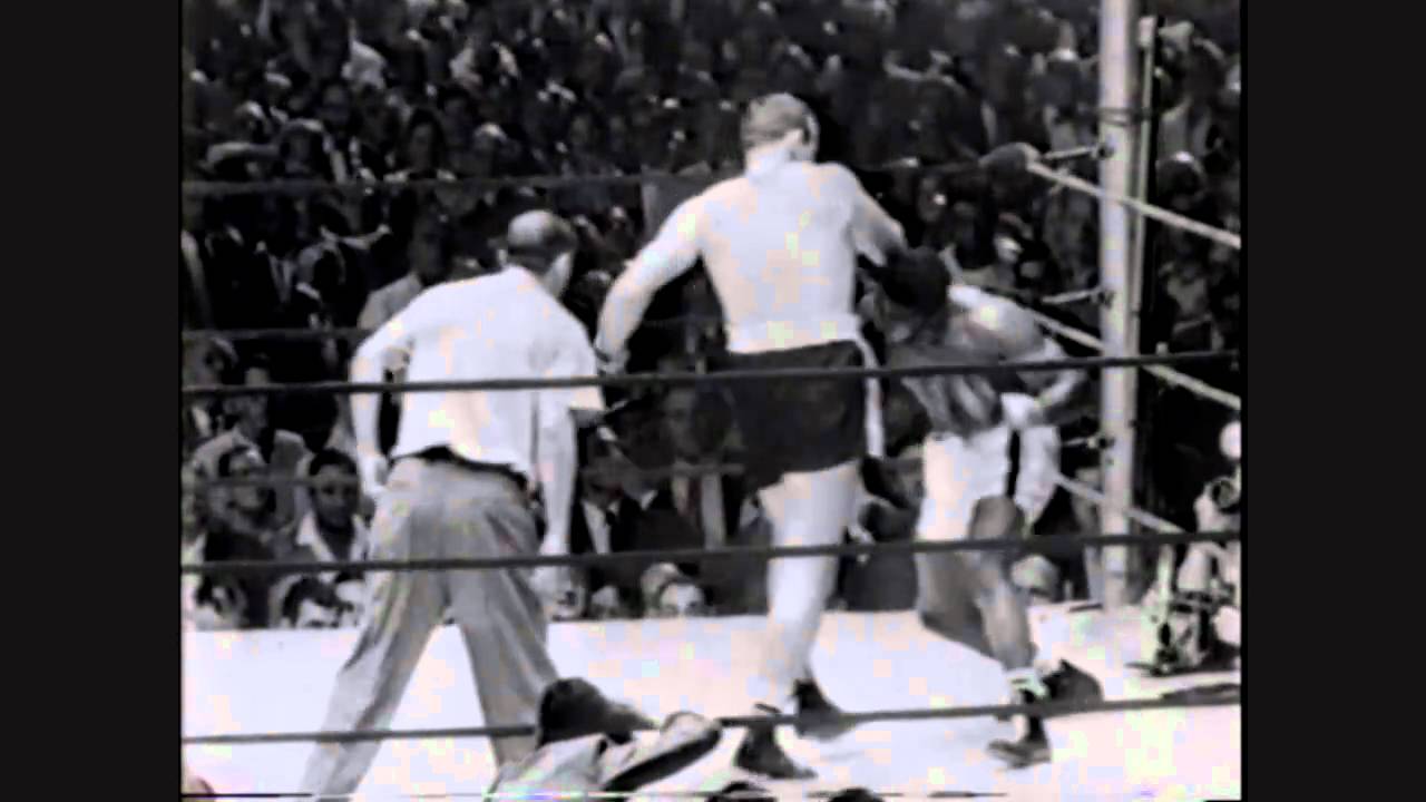 Ingemar Johansson Vs Floyd Patterson 1 Rd 3 & Postfight - YouTube