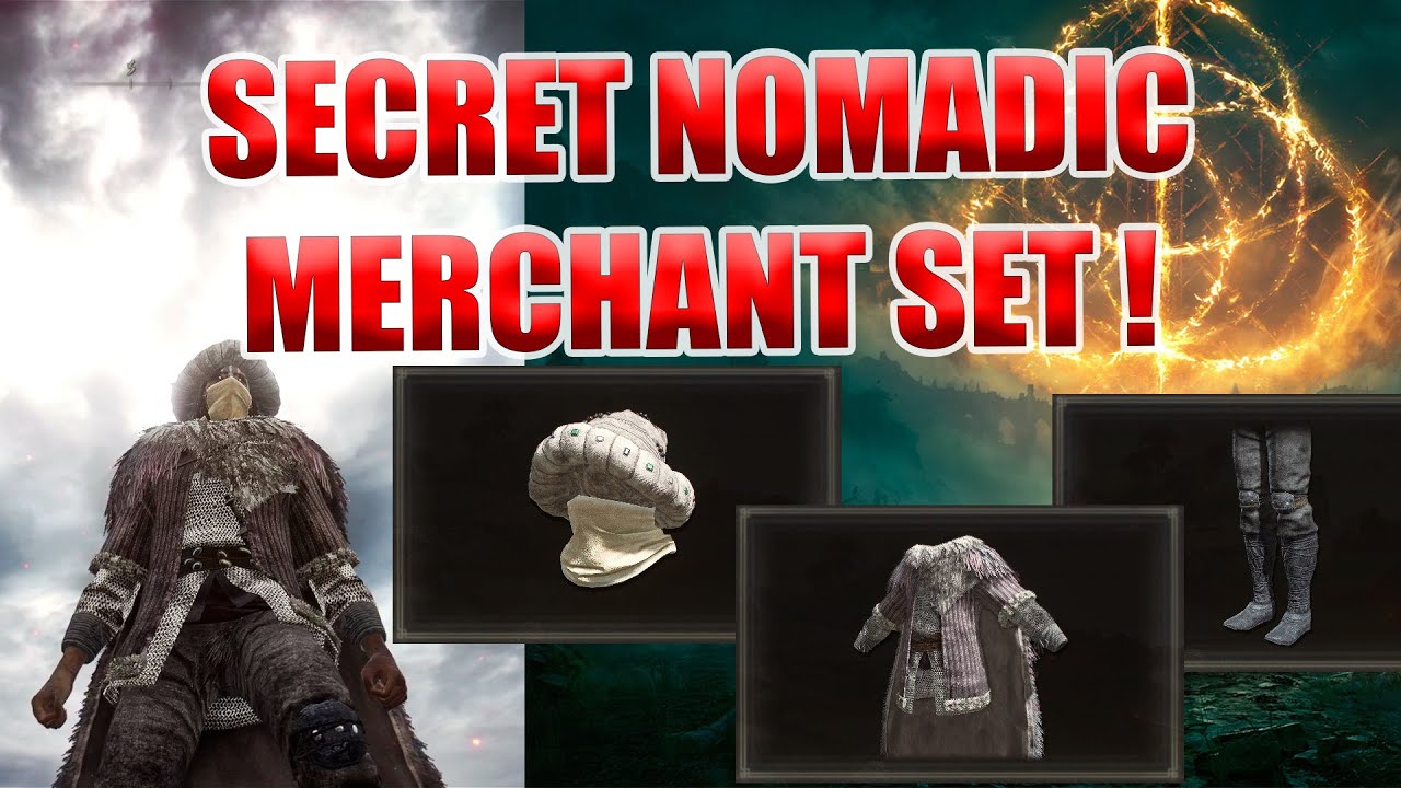 ELDEN RING FARMING GUIDE - SECRET NOMADIC MERCHANT SET - YouTube