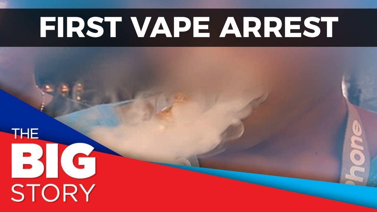 Lucena man is first vape arrest - YouTube