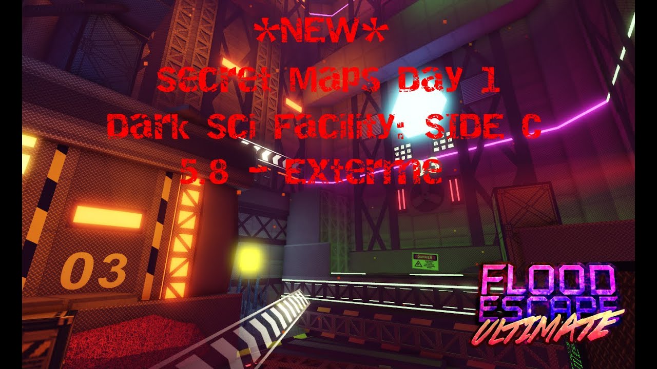 *New* Secret Map Day 1 - Dark sci Facility: Side C - w/Rescue Mission ...
