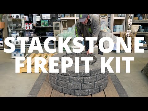 Stack Stone Fire Pit Tutorial - YouTube