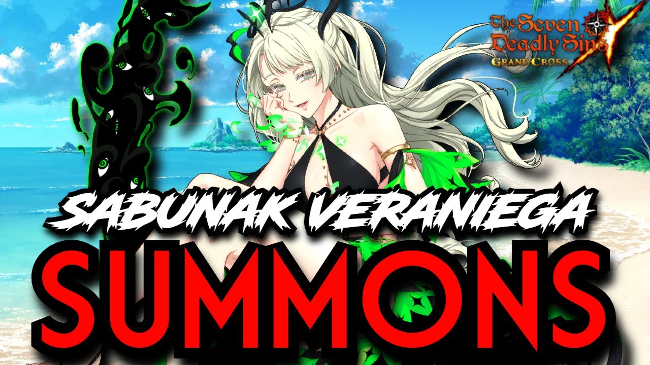 SUMMONS SABUNAK VERANIEGA | Llega el verano a 7DS ☀️🏖️🍹 | 7DS GRAND CROSS - YouTube