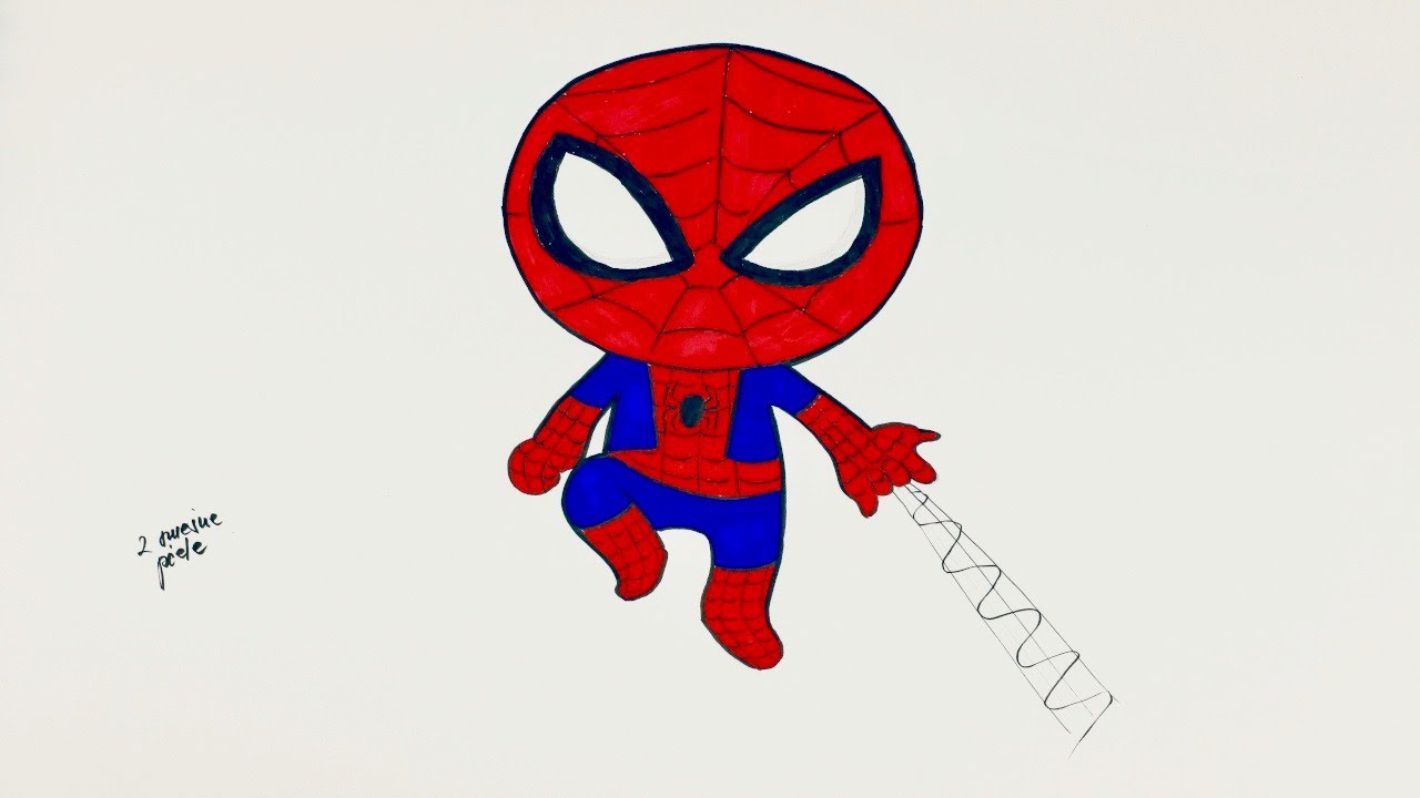 Kako da nacrtamo Spiderman-a | Video za decu - YouTube