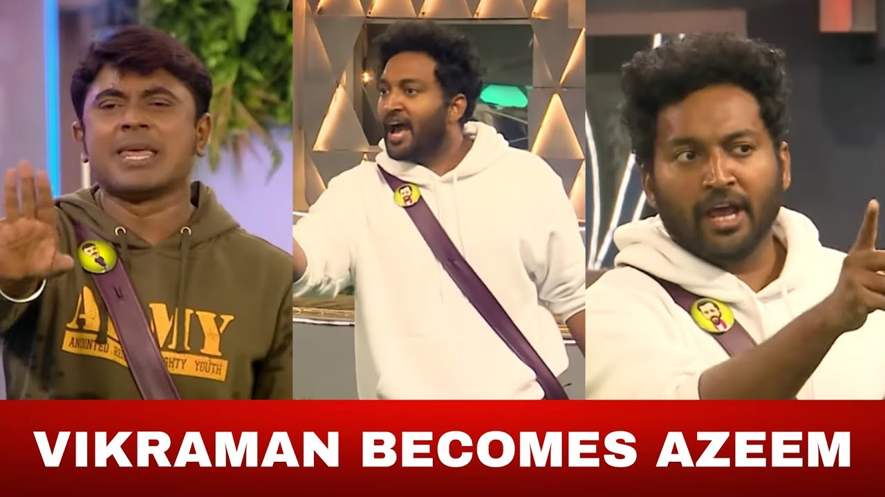 Vikraman Becomes Azeem | Bigg Boss 6 Tamil Review - YouTube