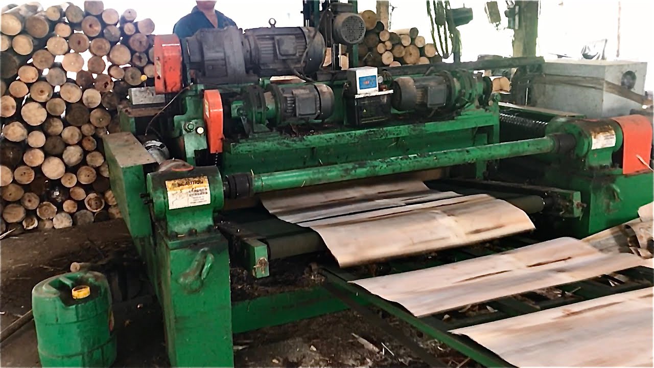 processing wood into boards #woodworking #construction - YouTube