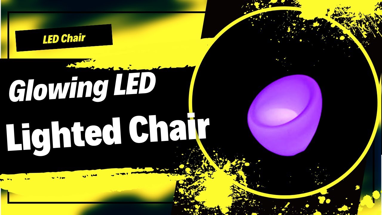 Illuminate Your Space with Glowing LED Lighted Chairs | Product ...