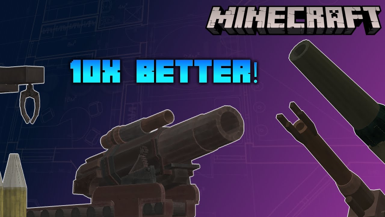 Realistic Artillery Guns In Minecraft? - ArtilleryCraft Addon ...