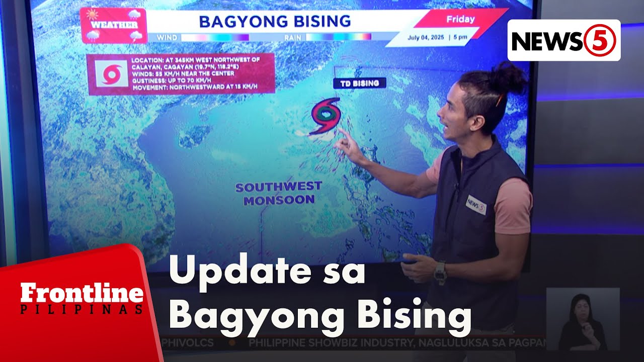 Bagyong Bising, nakalabas na ng PAR | Frontline Pilipinas - YouTube