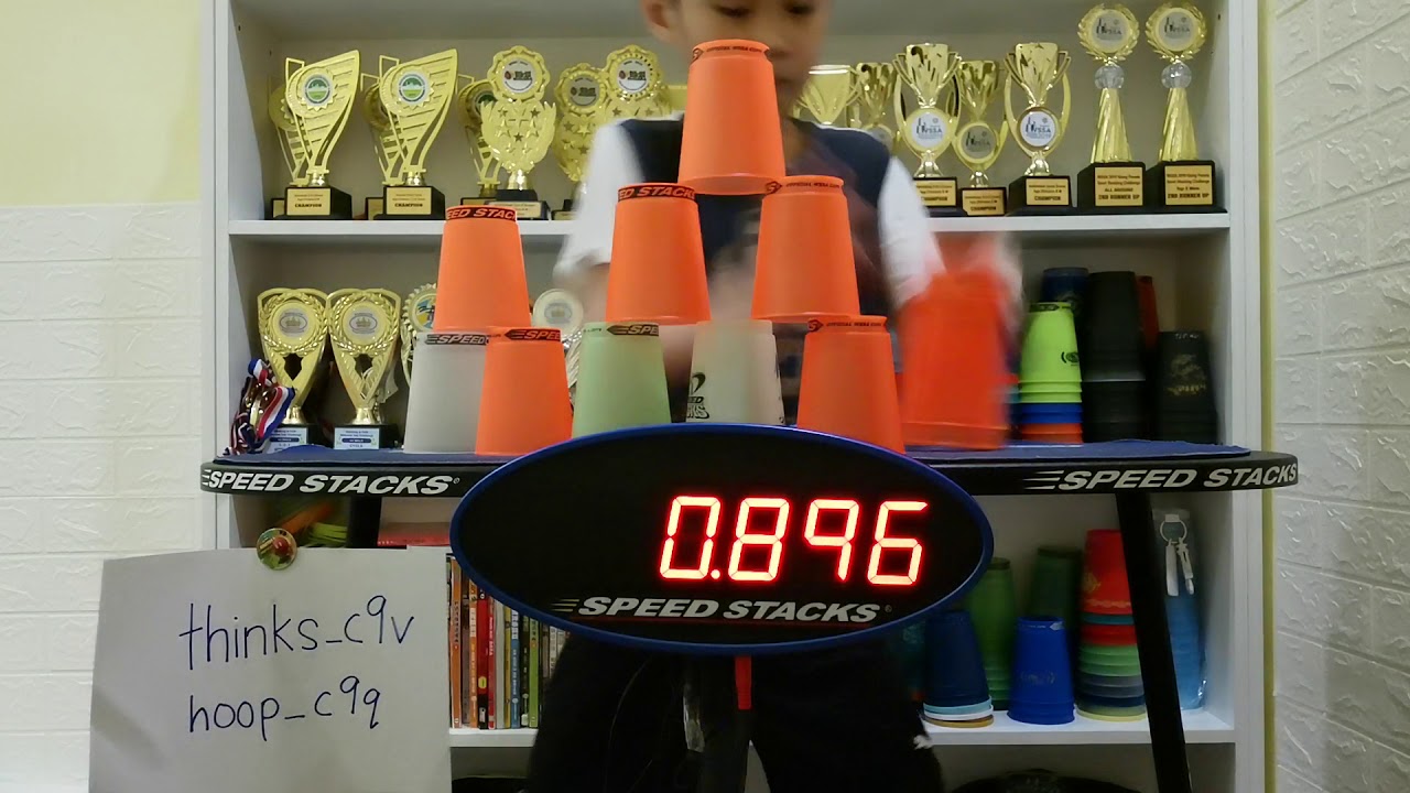 Sport Stacking Cycle Stack Match thinks_c9v - YouTube