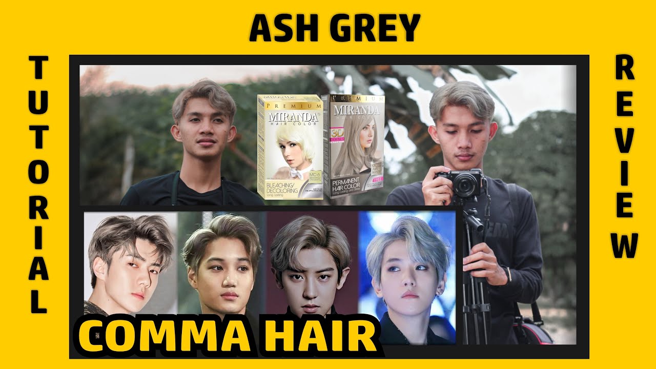 Ash Grey Hair Color Miranda - semir rambut warna abu-abu - YouTube