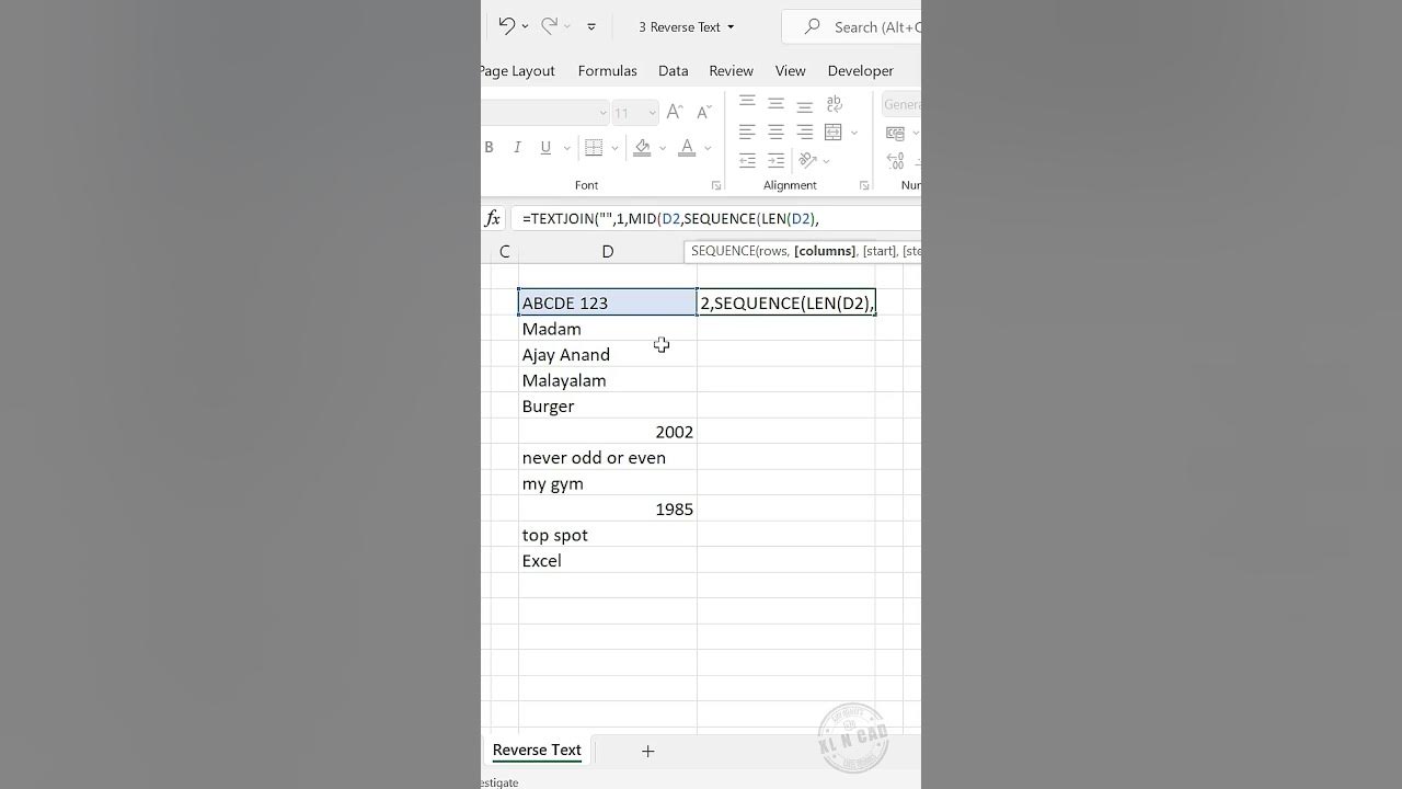 Excel Formula To Reverse A Text Or Number YouTube excel-formula-to-reverse-a-text-or-number-youtube
