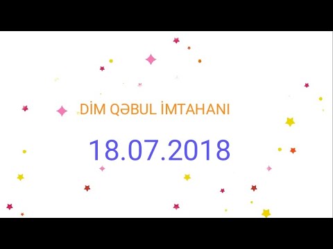 Riyaziyyat-18.07.2018 DİM l qrup qəbul imtahanı İzahı Tam 🎥
