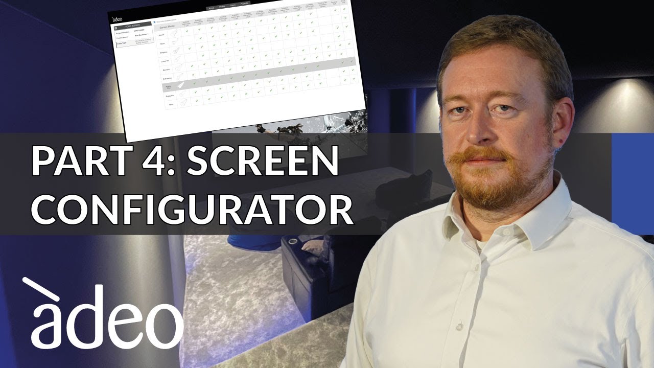 ADEO Projection Screens - Configurator - YouTube